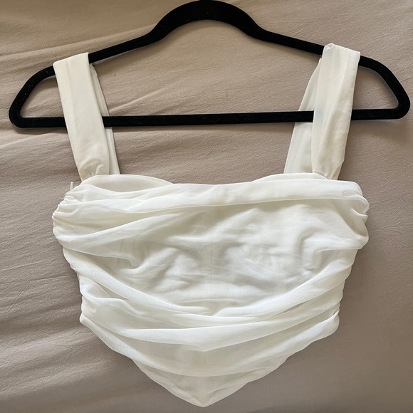 Pitaya | Tops | Pitaya Corset Top White | Poshmark